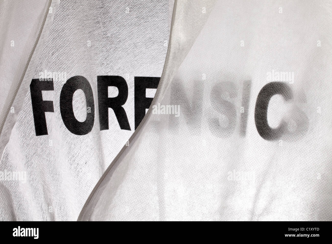 Forensics protective clothing Stock Photo - Alamy