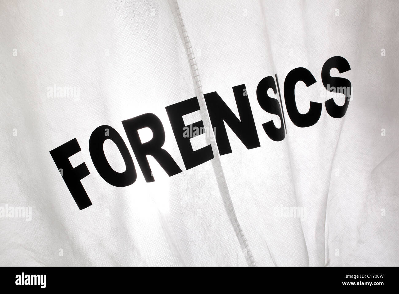 Forensics protective clothing Stock Photo - Alamy