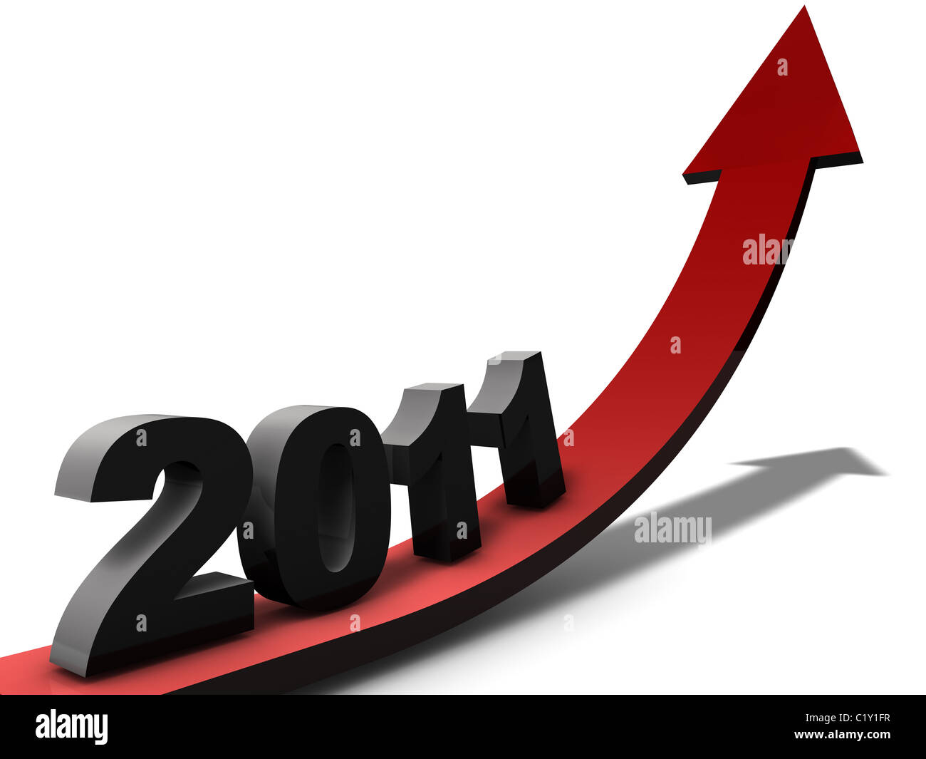 A positive view on the year 2011 Stock Photo - Alamy