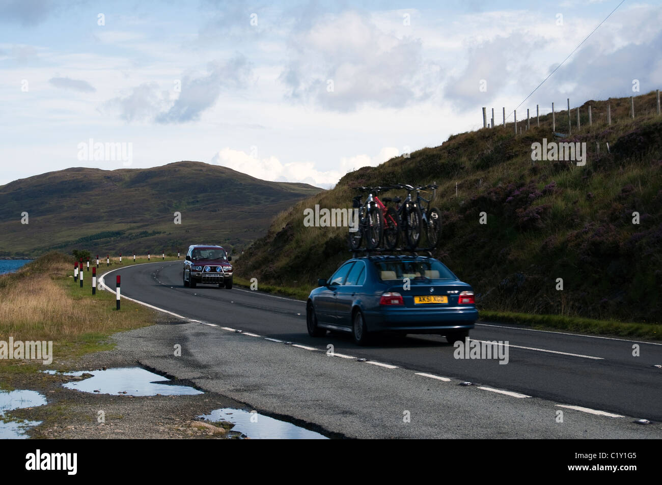 A87 on the Isle of Skye Stock Photo - Alamy