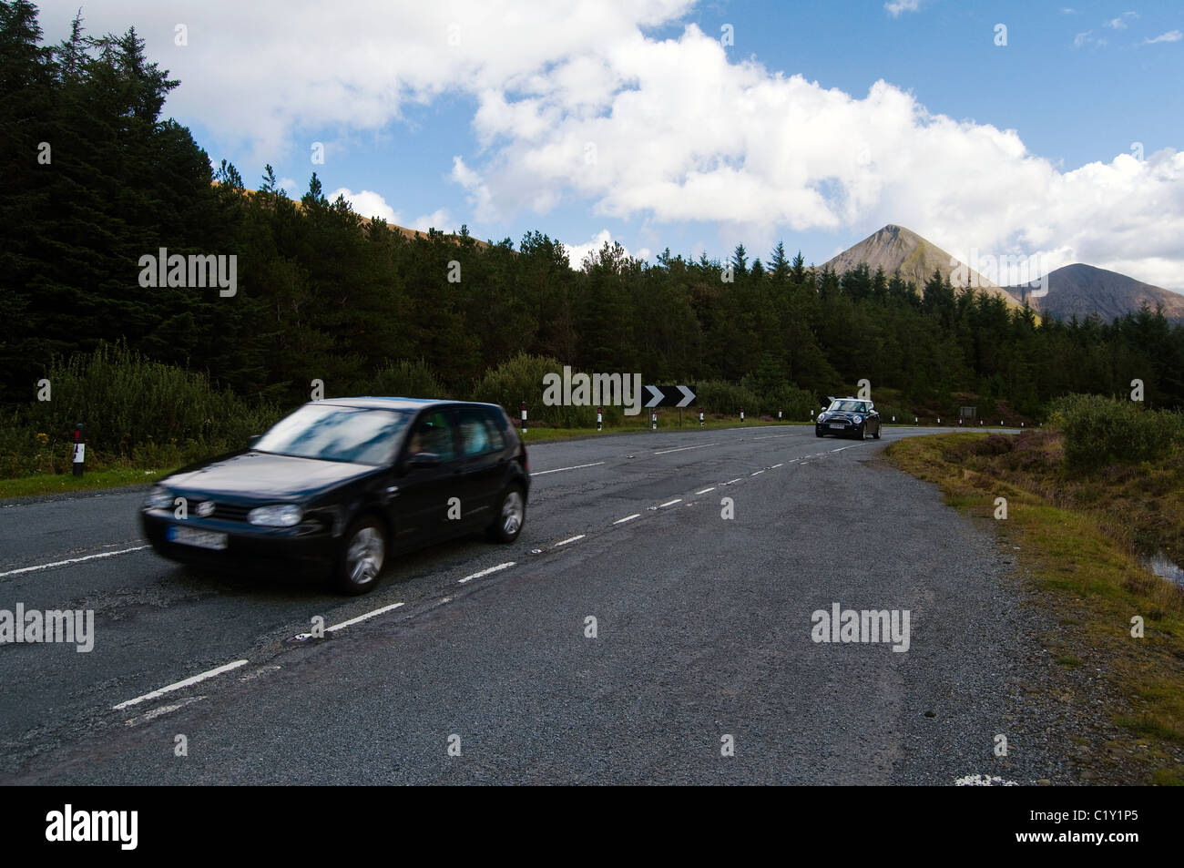A87 on the Isle of Skye Stock Photo - Alamy