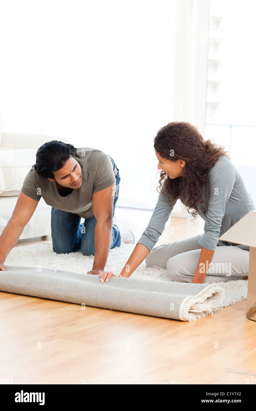 Happy married couple rolling hi-res stock photography and images - Alamy