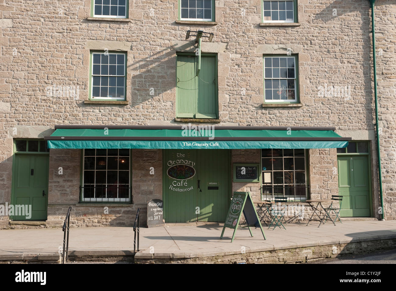 The Granary restaurant at Hay-on-Wye Stock Photo - Alamy