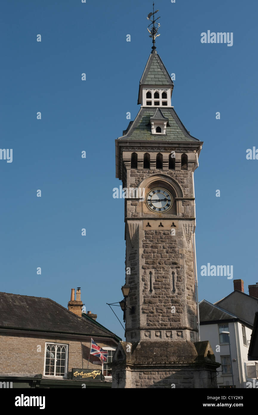 Clock Tower at Hay Stock Photo - Alamy