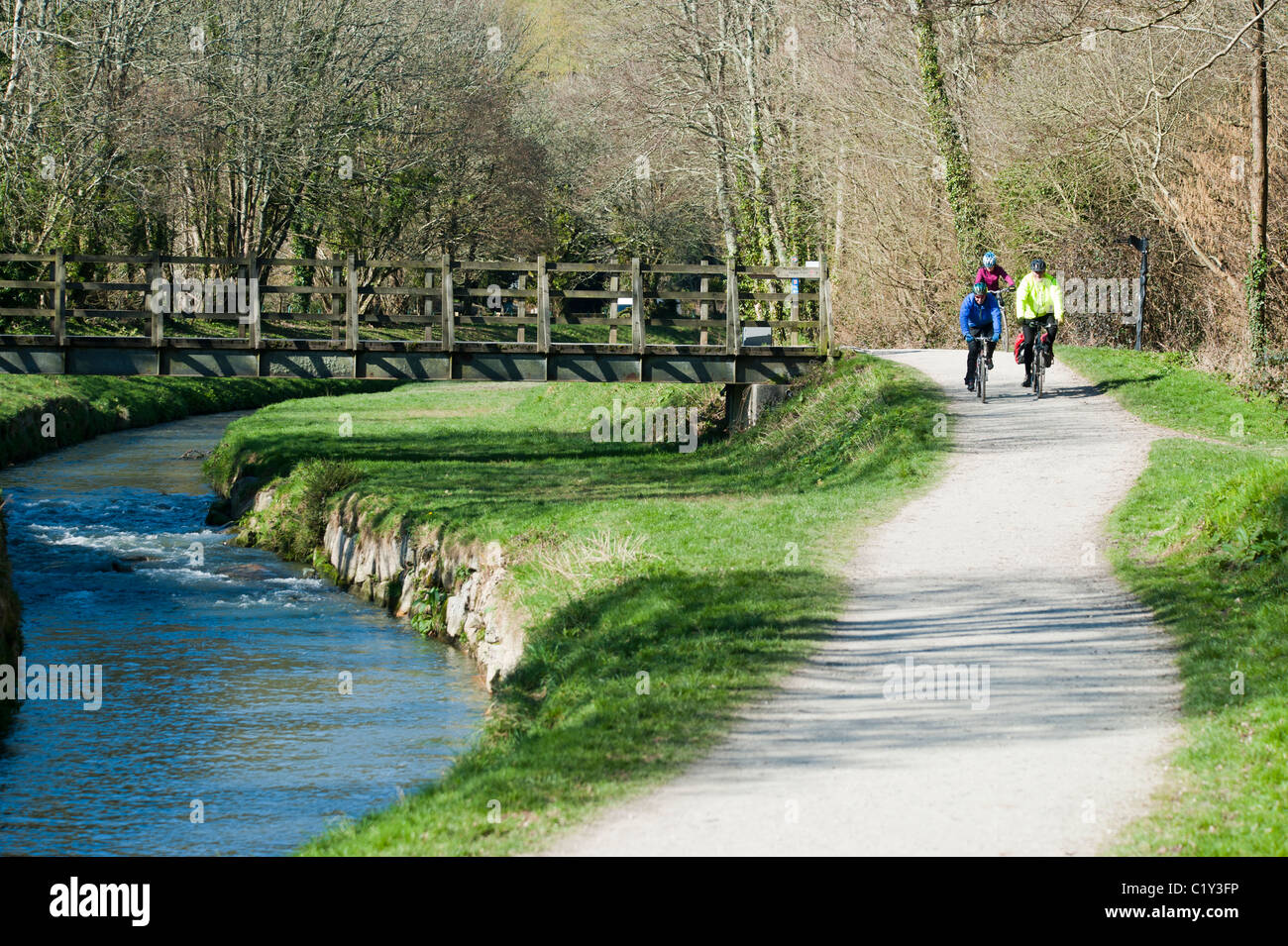 Pentewan cycle hi-res stock photography and images - Alamy