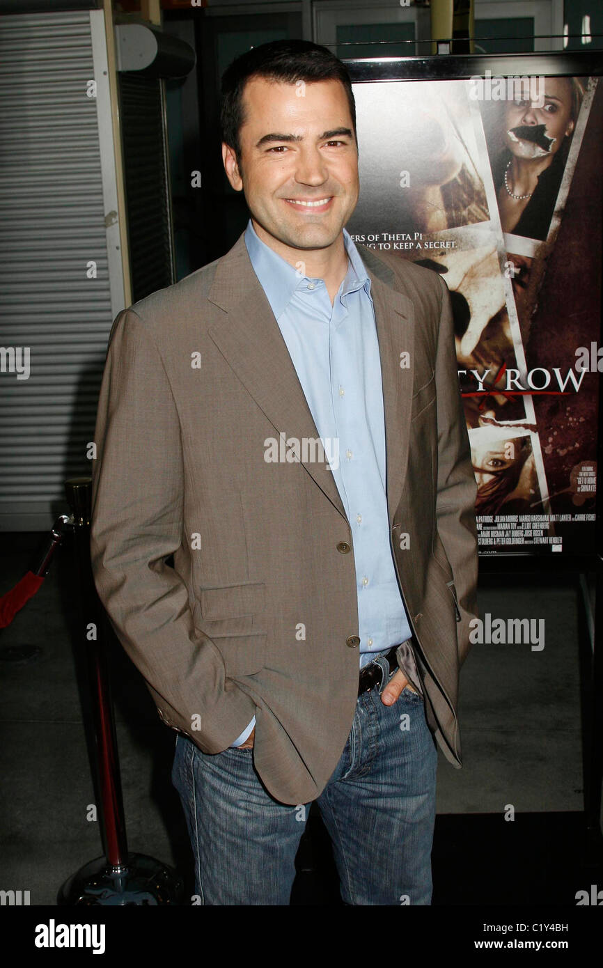 Ron Livingston Los Angeles Premiere of 'Sorority Row' held at the ...