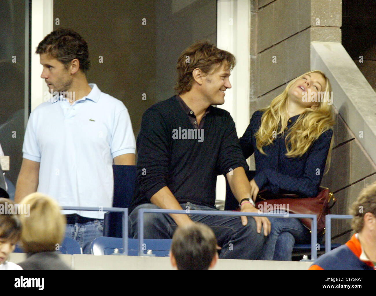 Sienna Miller and George Baker Venus Williams of the United States ...