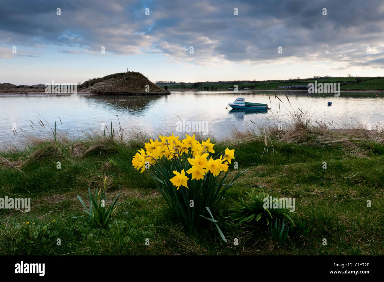 A spring evening at Alnmouth in Northumberland Stock Photo - Alamy