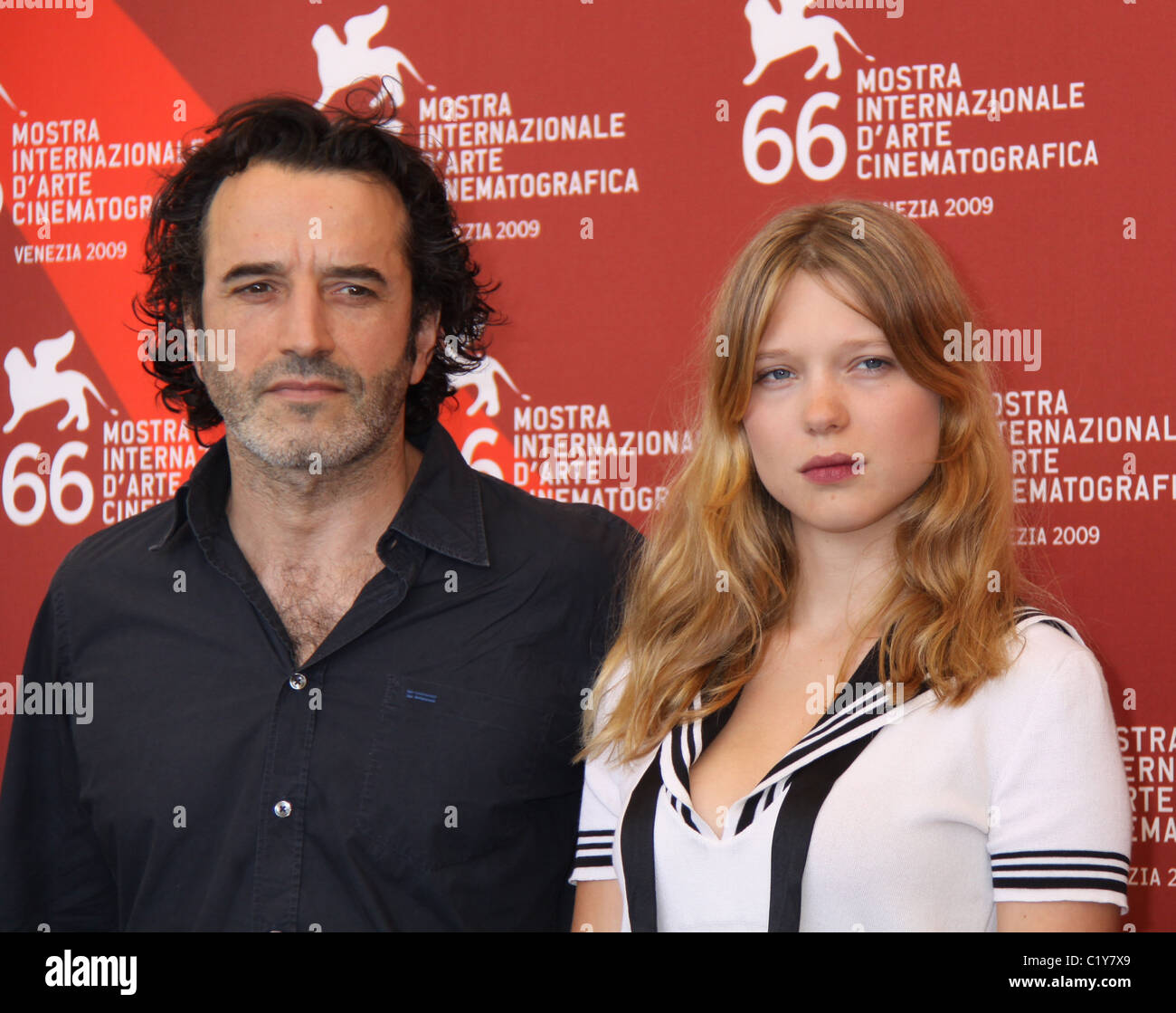 Bruno Todeschini and Lea Seydoux Venice Film Festival 2009 - 'Lourdes ...