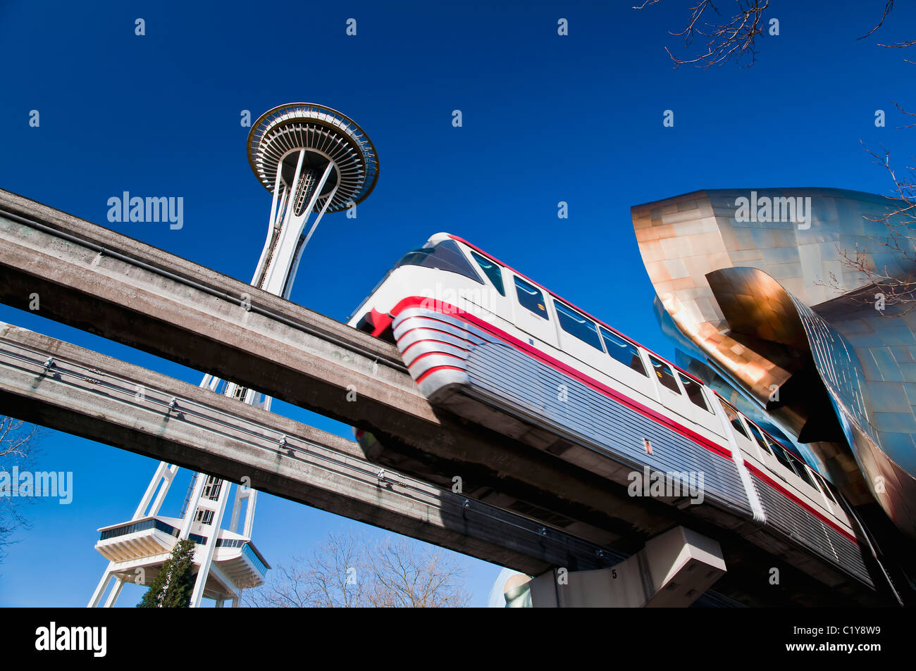 Seattle monorail hi-res stock photography and images - Alamy