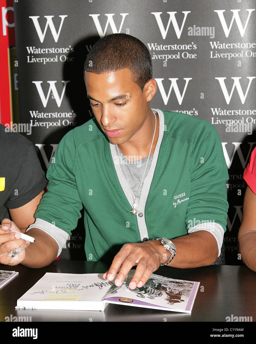 Marvin Humes JLS signing copies of their new book 'JLS - Our Story So ...