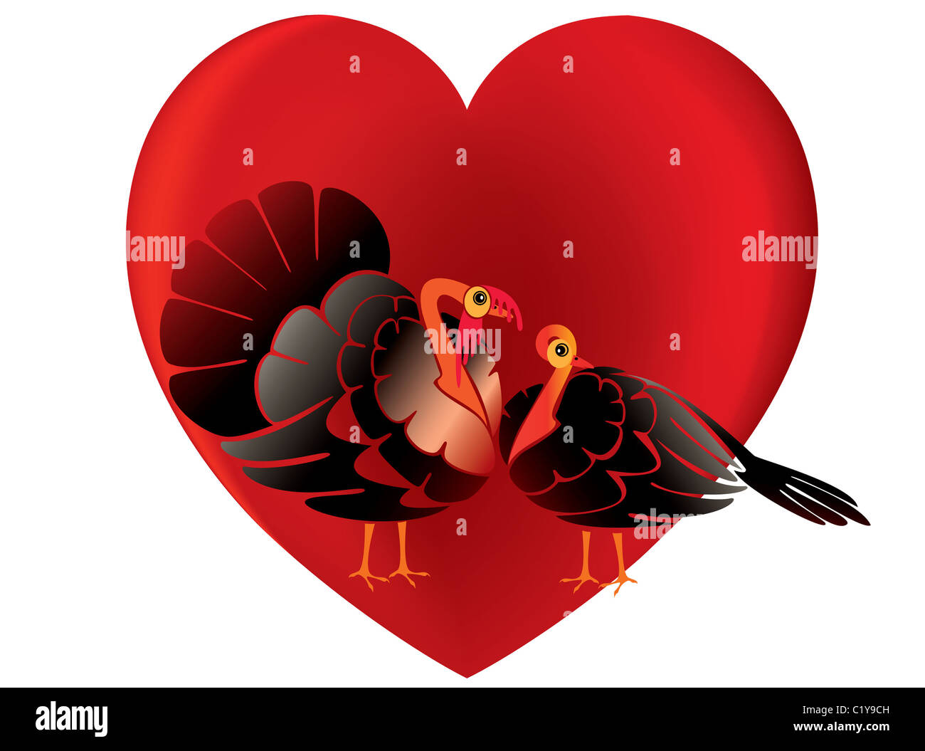 Cartoon turkey hi-res stock photography and images - Alamy
