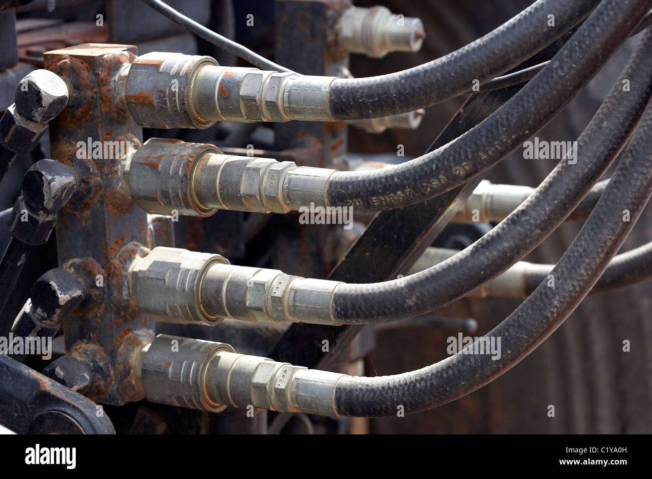 Agricultural machine from the past hi-res stock photography and images ...
