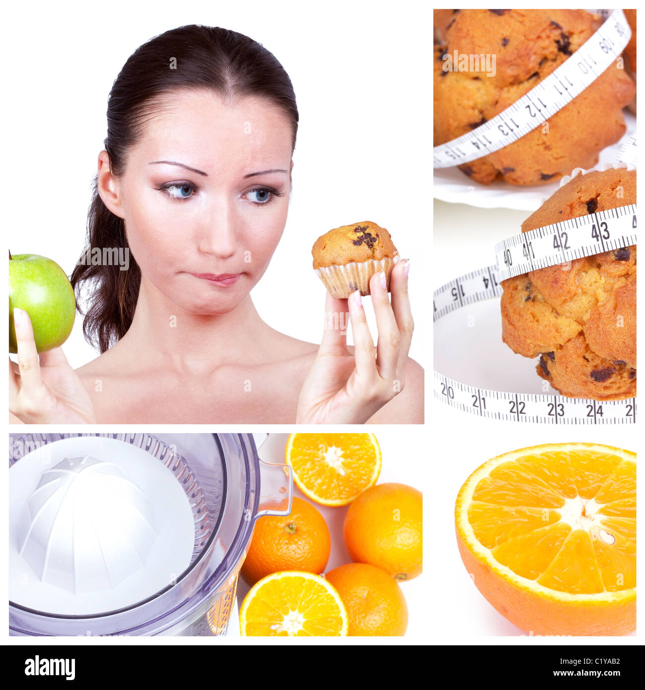 Healthy lifestyle collage hi-res stock photography and images - Alamy