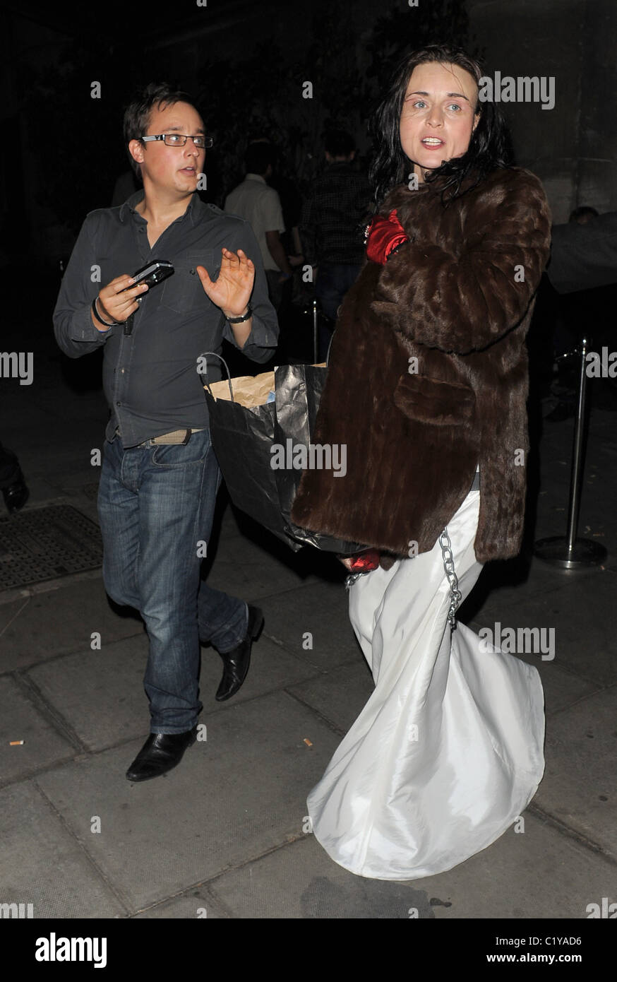 Big Brother contestant Angel McKenzie leaves the Buddha Bar appearing ...