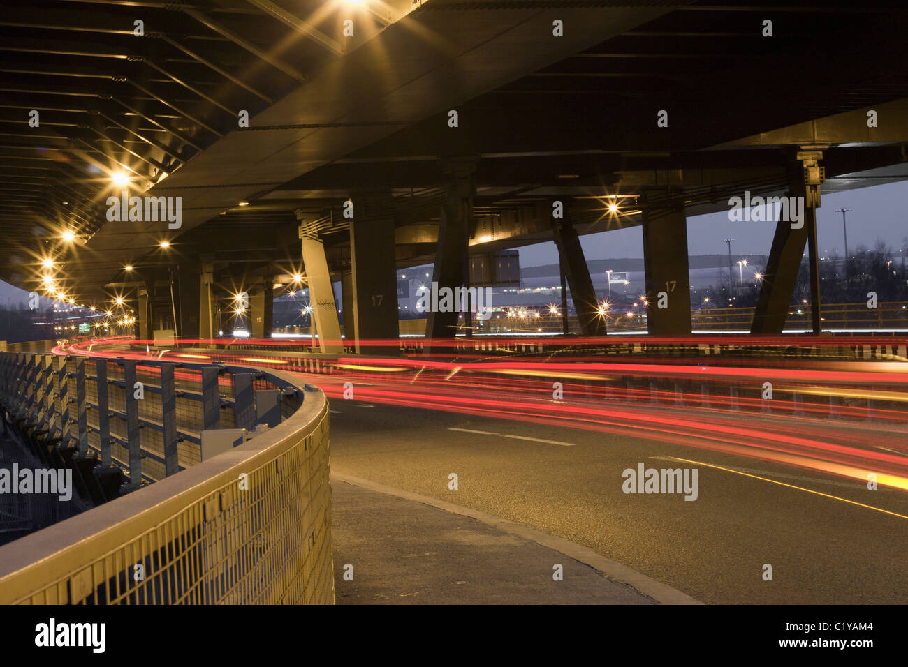 Motorway lights hi-res stock photography and images - Alamy