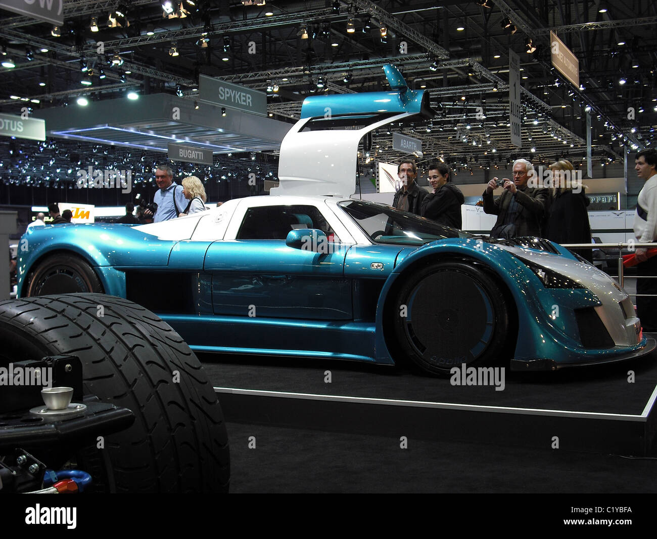 Gumpert apollo sport sets nurburgring hi-res stock photography and ...