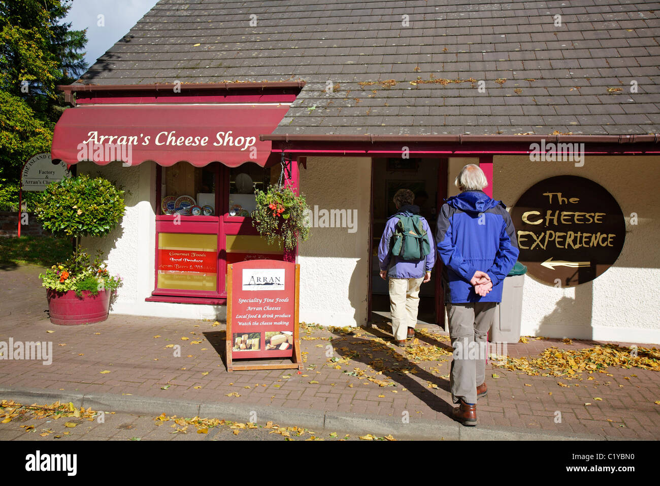 The Arran Cheese Shop Stock Photo - Alamy