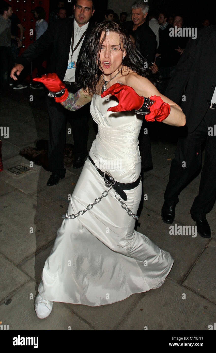 Big Brother 10 contestant Angel McKenzie leaving the Buddha Bar ...
