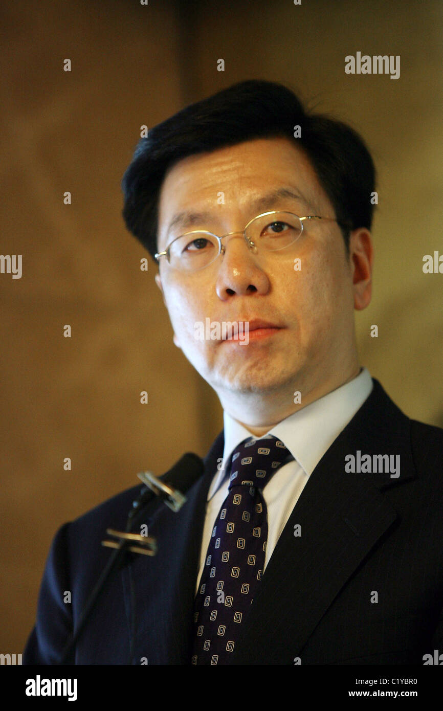 Lee Kai-Fu (the former president of Google in China) attends a ...