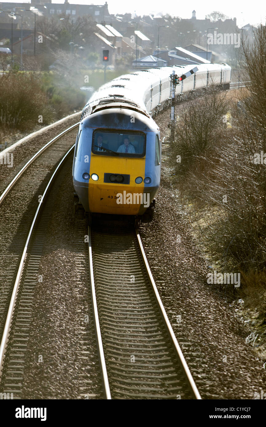 Network rail east coast main line hi-res stock photography and images ...