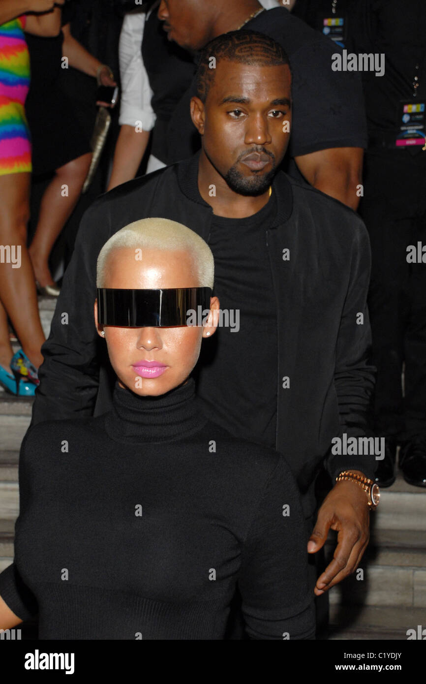 Amber Rose and Kanye West Paper Magazine's 25th Anniversary Gala at the ...