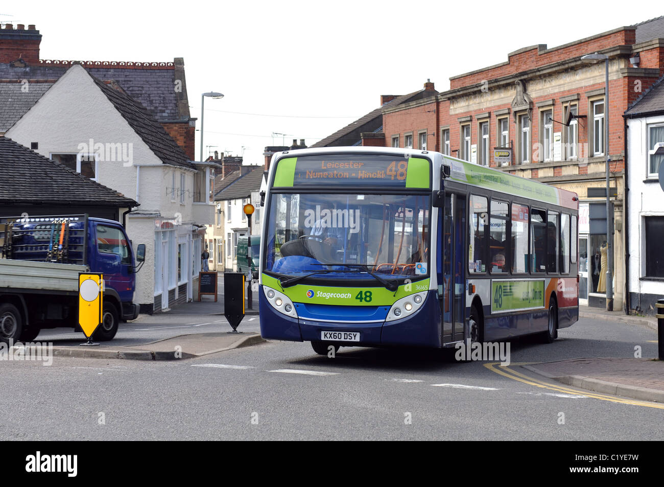 Village single decker bus hi-res stock photography and images - Alamy
