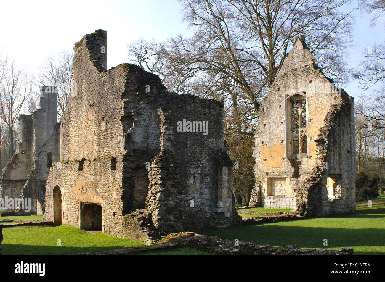 Minster Lovell Hall, Oxfordshire, England, UK Stock Photo - Alamy
