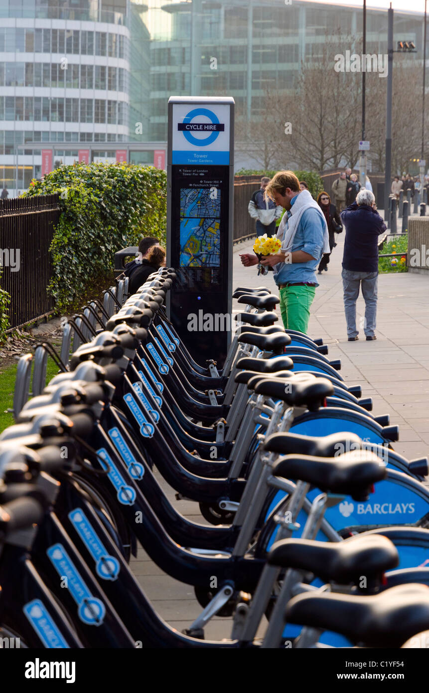 London uk boris bikes hi-res stock photography and images - Alamy
