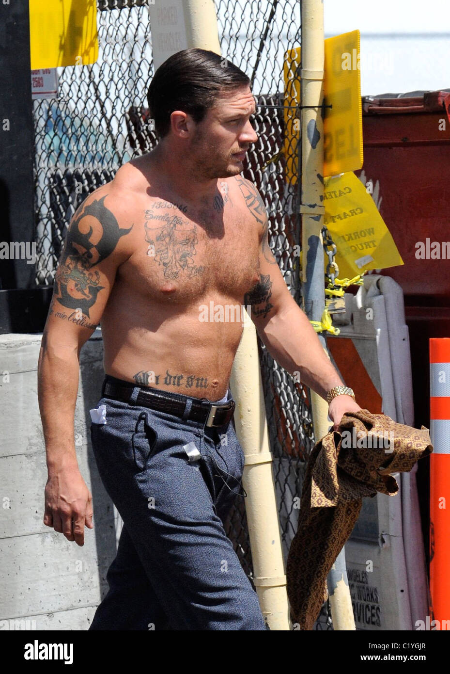 Tom Hardy Chest Tattoo