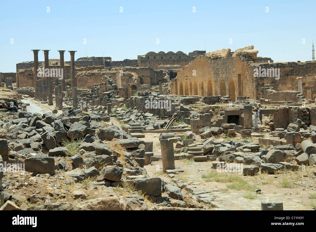 Ancient City of Bosra, Syria Stock Photo - Alamy