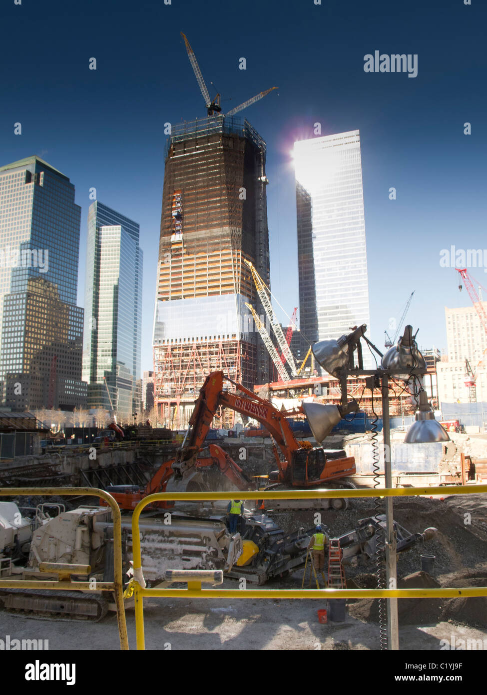 Ground zero rebuilding hi-res stock photography and images - Alamy