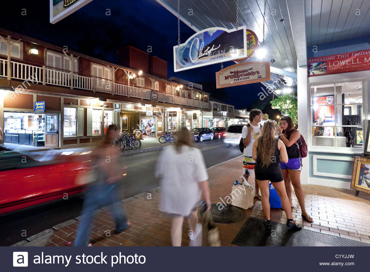 Restaurant Maui Hawaii Lahaina High Resolution Stock Photography and ...