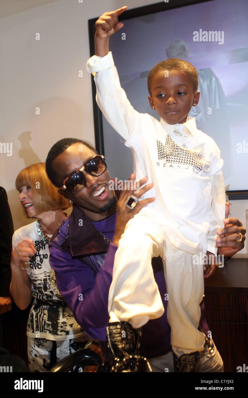 Sean Combs aka P Diddy 'Fashion night out' held at the Sean John ...
