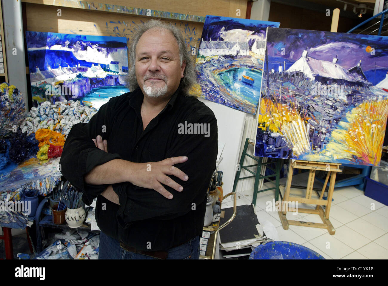 Scottish artist John Lowrie Morrison, also known as Jolomo in his ...