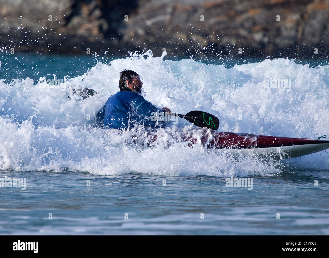 Cornish white surf hi-res stock photography and images - Alamy