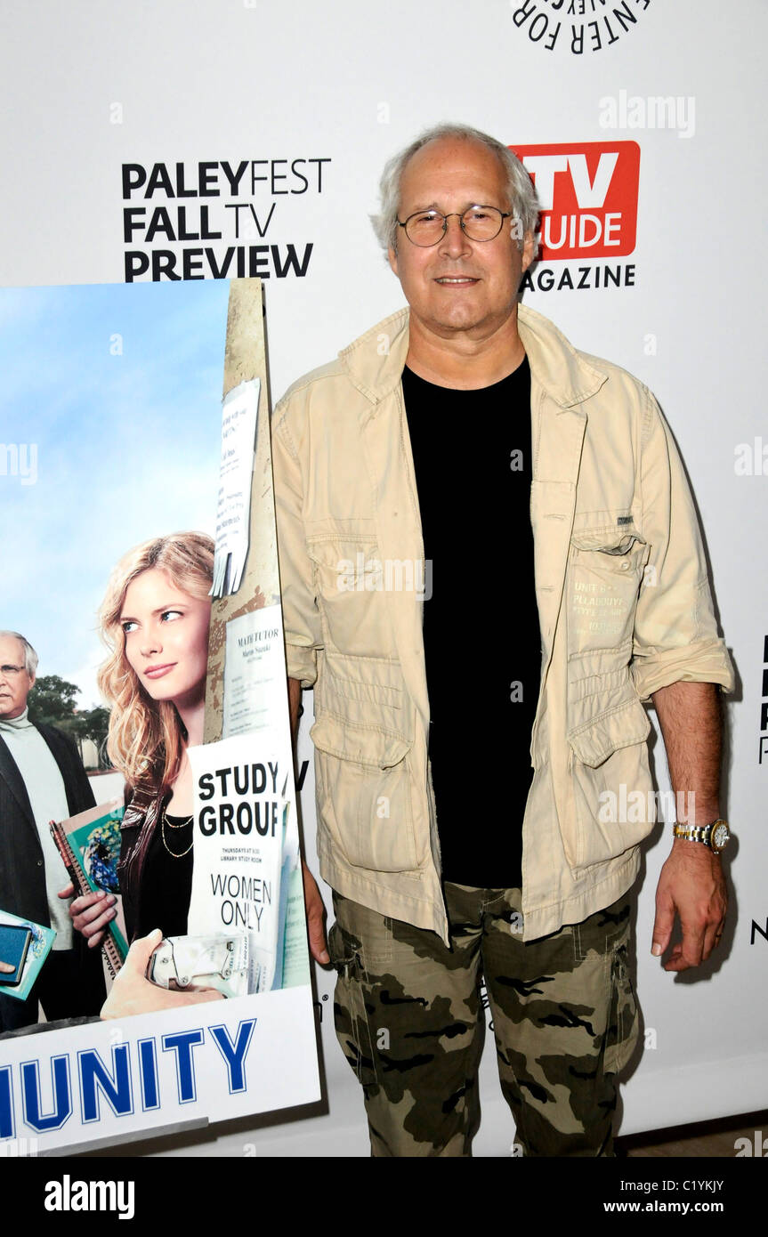 Chevy Chase arrives at PaleyFest NBC Preview Party held at the Paley ...