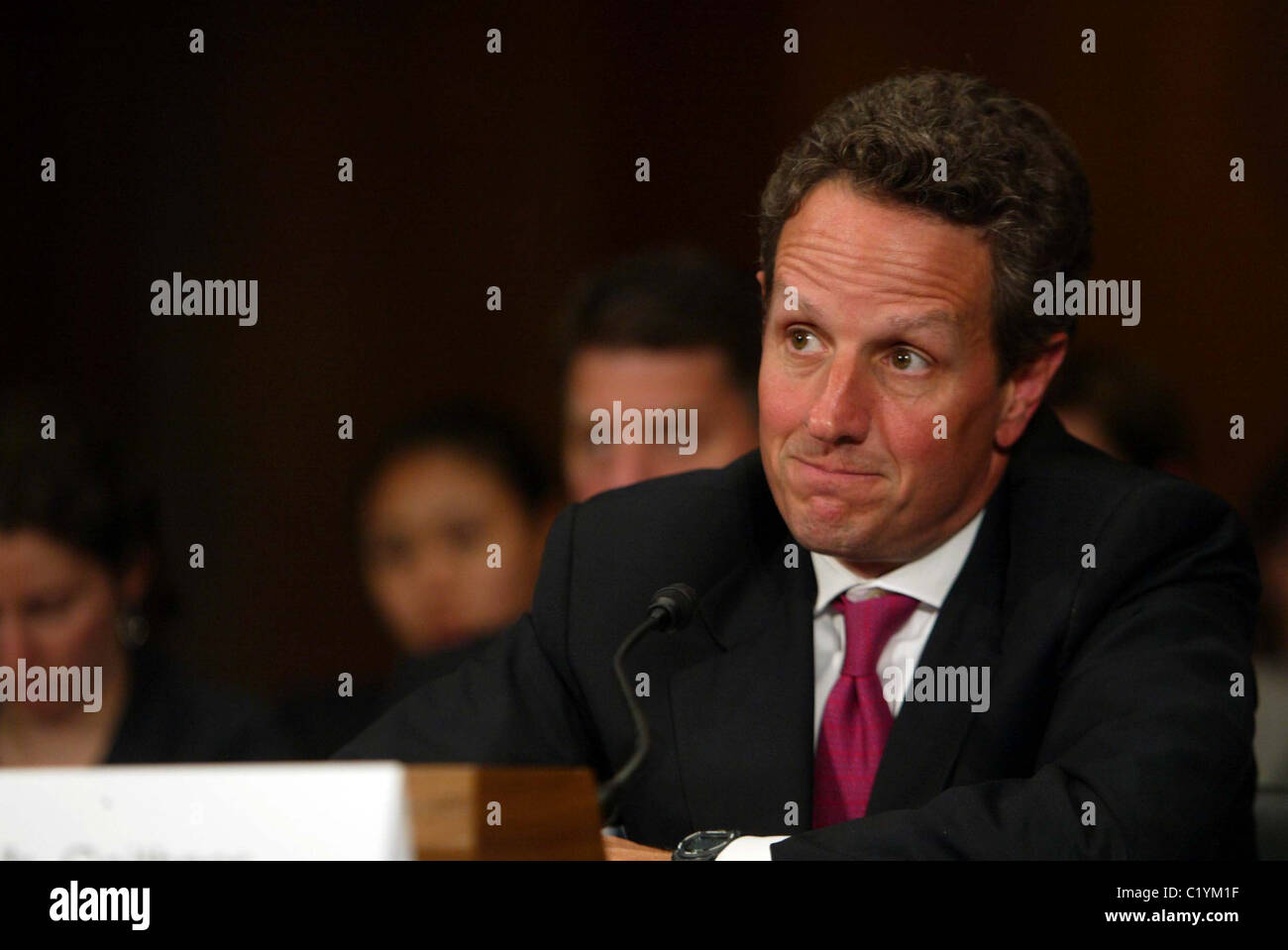 Secretary of the Treasury Timothy Geithner testified before the Senate ...