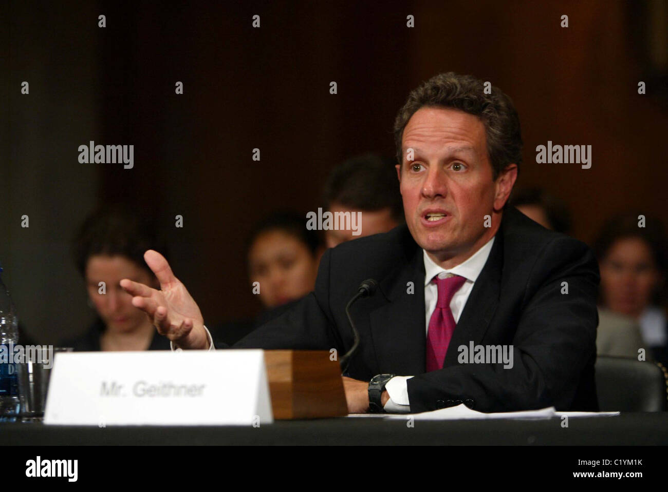 Secretary of the Treasury Timothy Geithner testified before the Senate ...