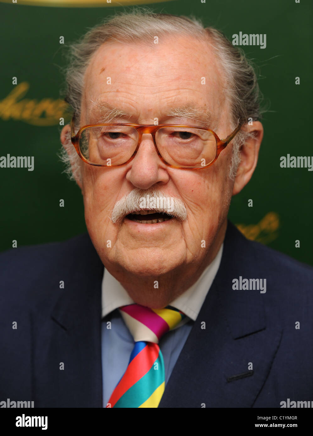 Alan Whicker signs copies of his book 'Journey of a Lifetime' London ...