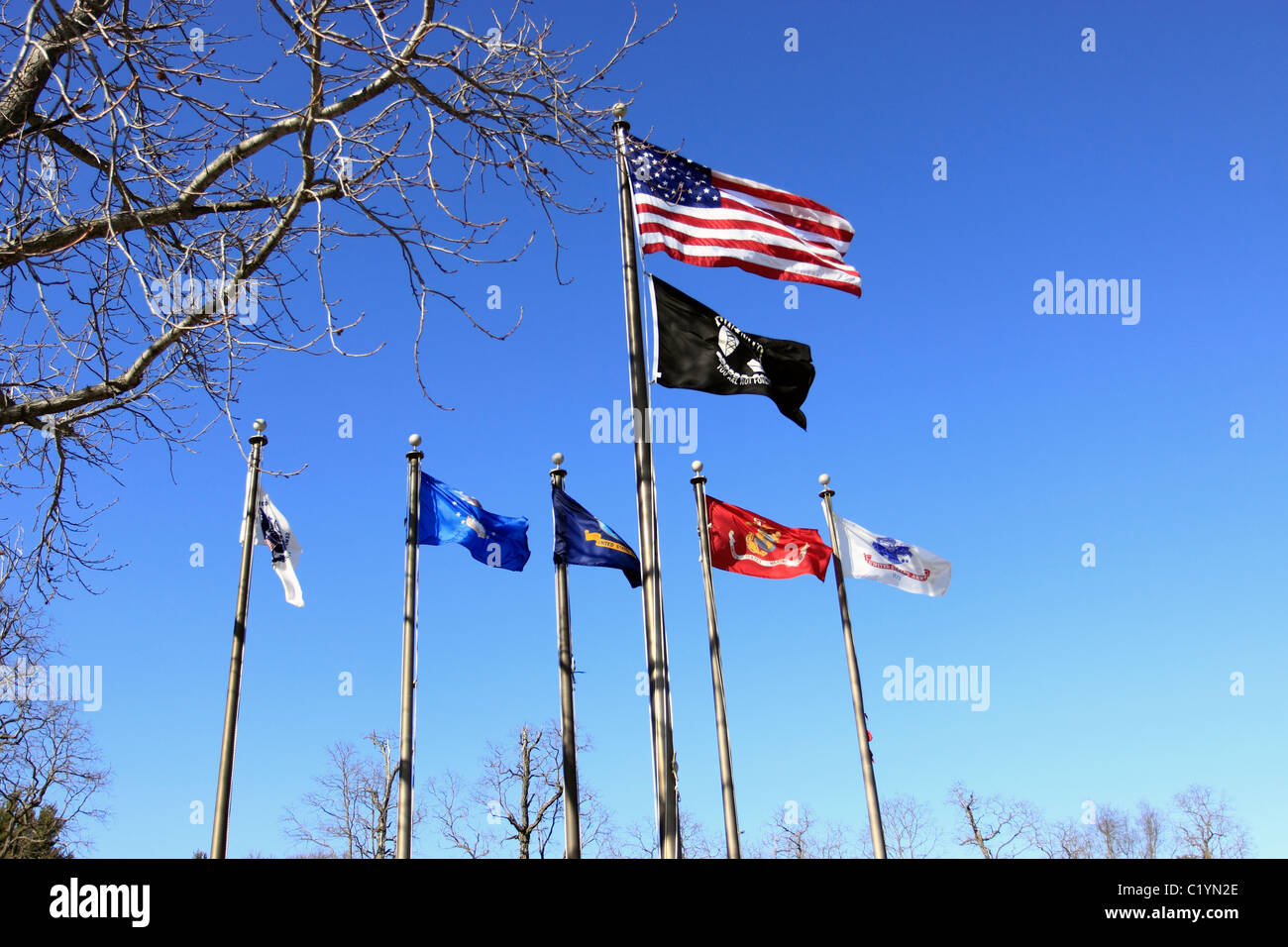 Armed forces flags hi-res stock photography and images - Alamy