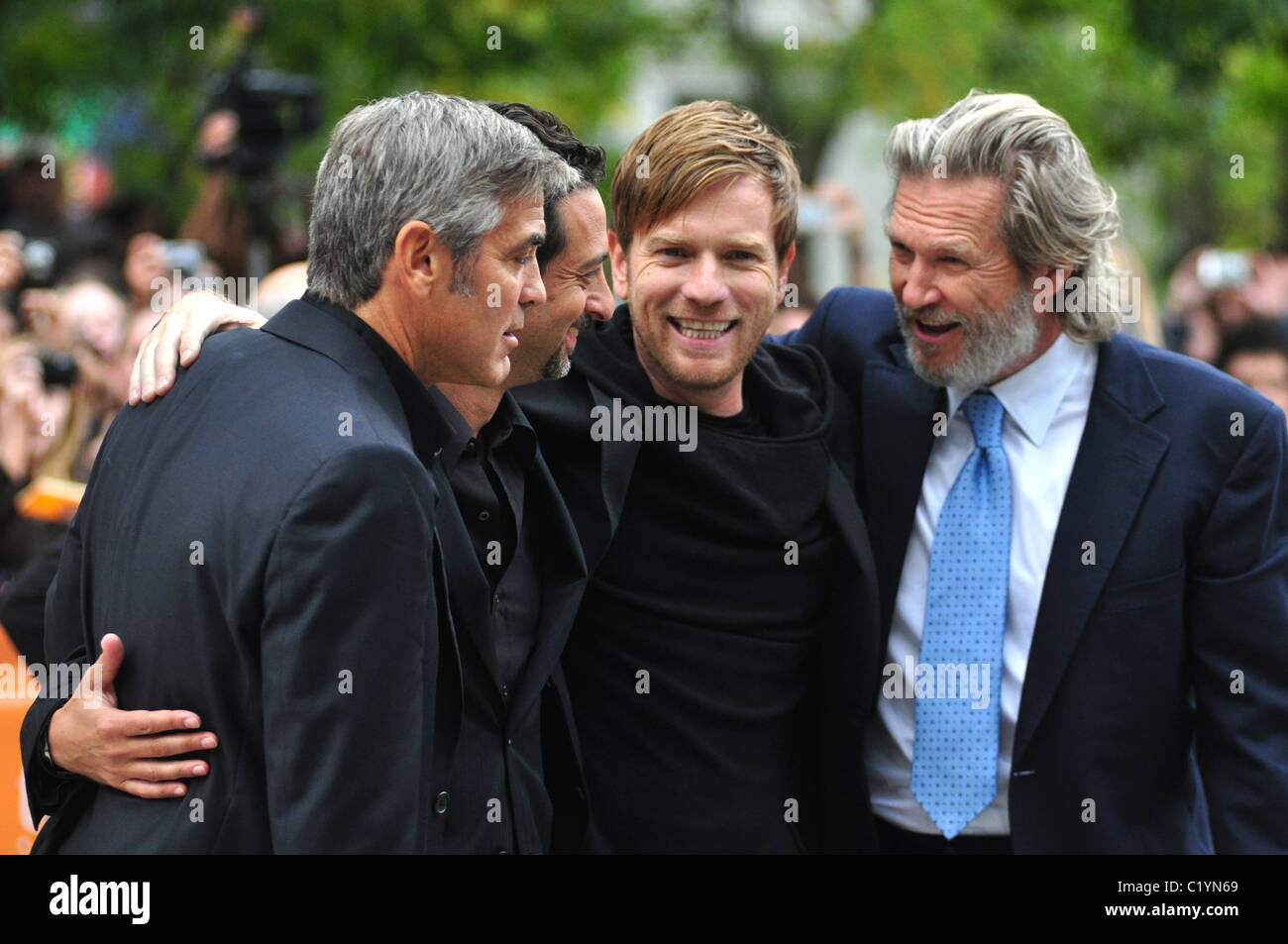 Jeff Bridges, Ewan McGregor, George Clooney, Grant Heslov 'Men Who ...