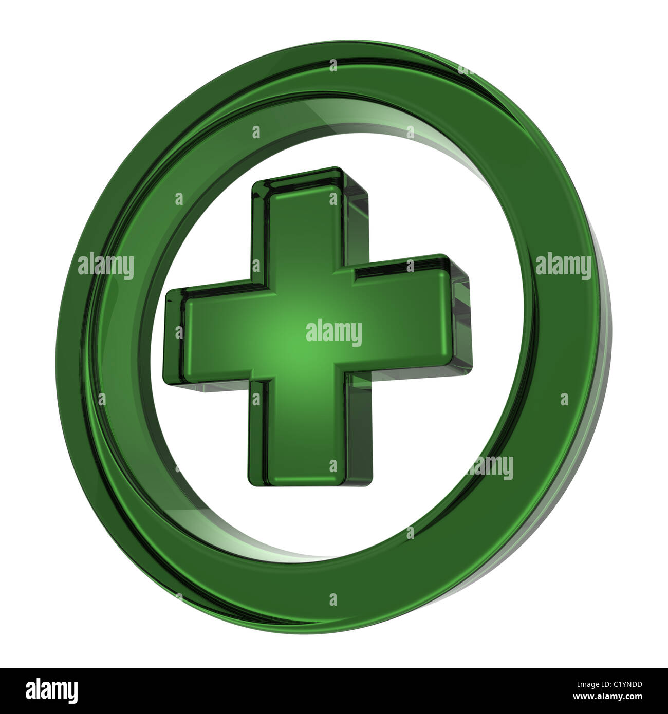 The green cross Cut Out Stock Images & Pictures - Alamy