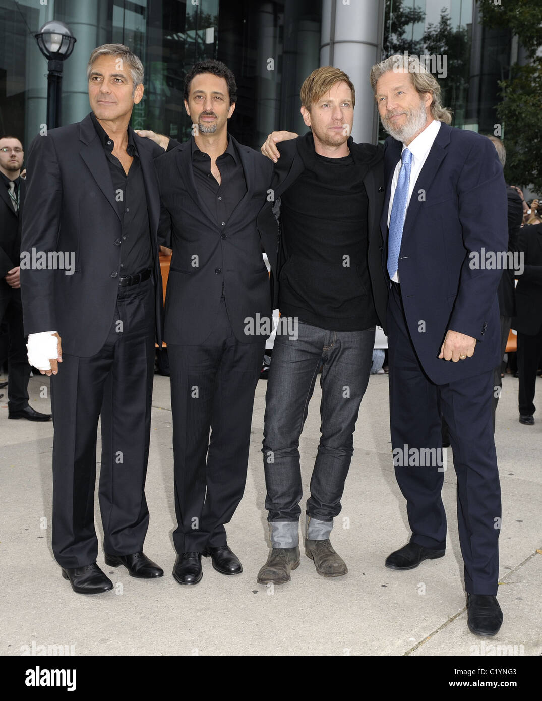 Jeff Bridges, Ewan McGregor, George Clooney, Grant Heslov 'Men Who ...