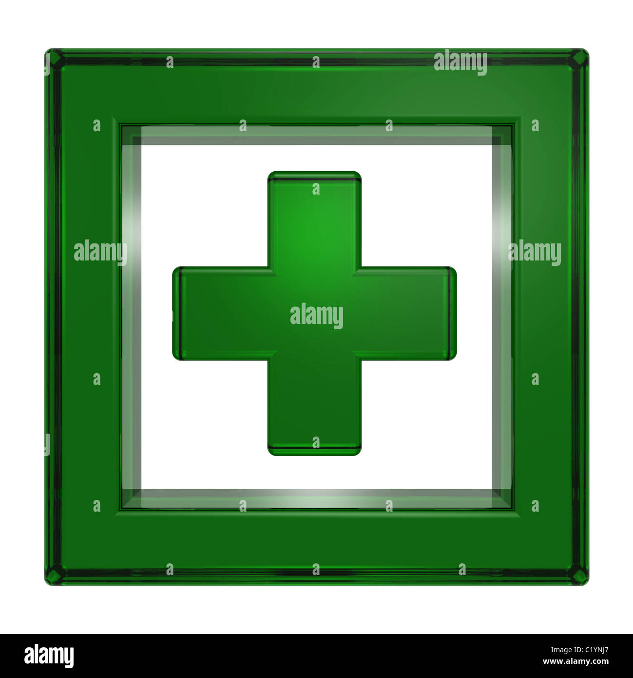 The green cross Cut Out Stock Images & Pictures - Alamy