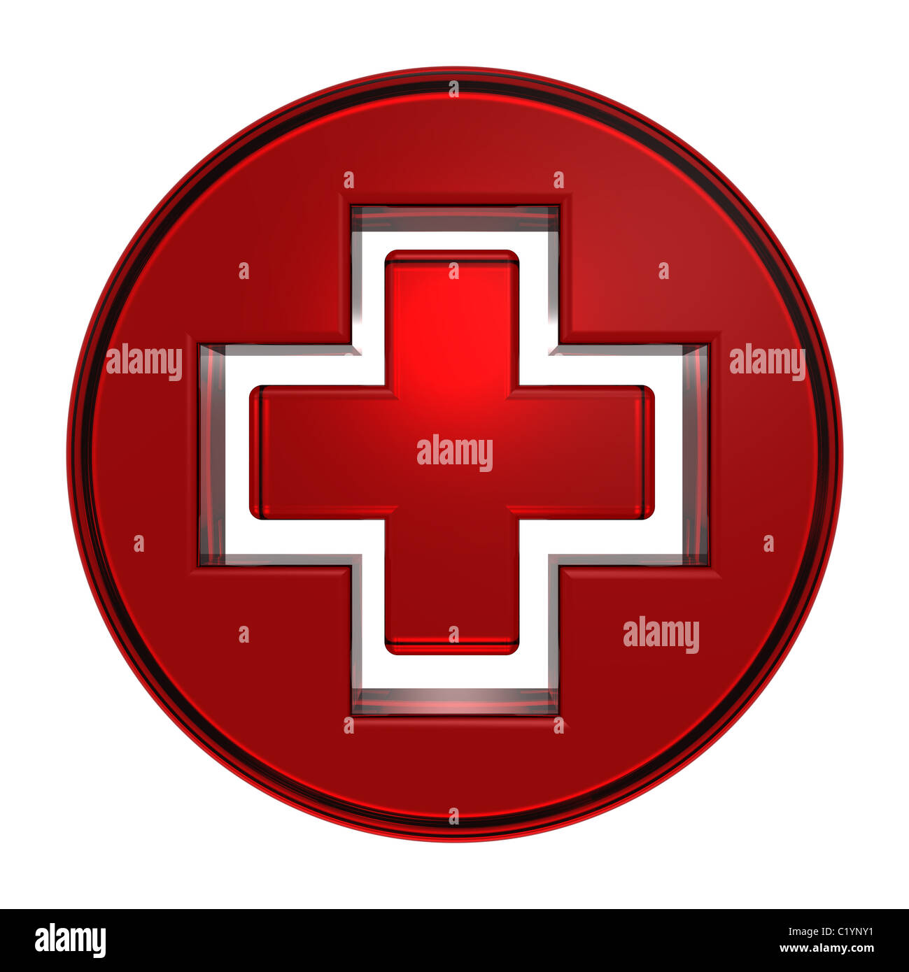 The red cross Cut Out Stock Images & Pictures - Alamy