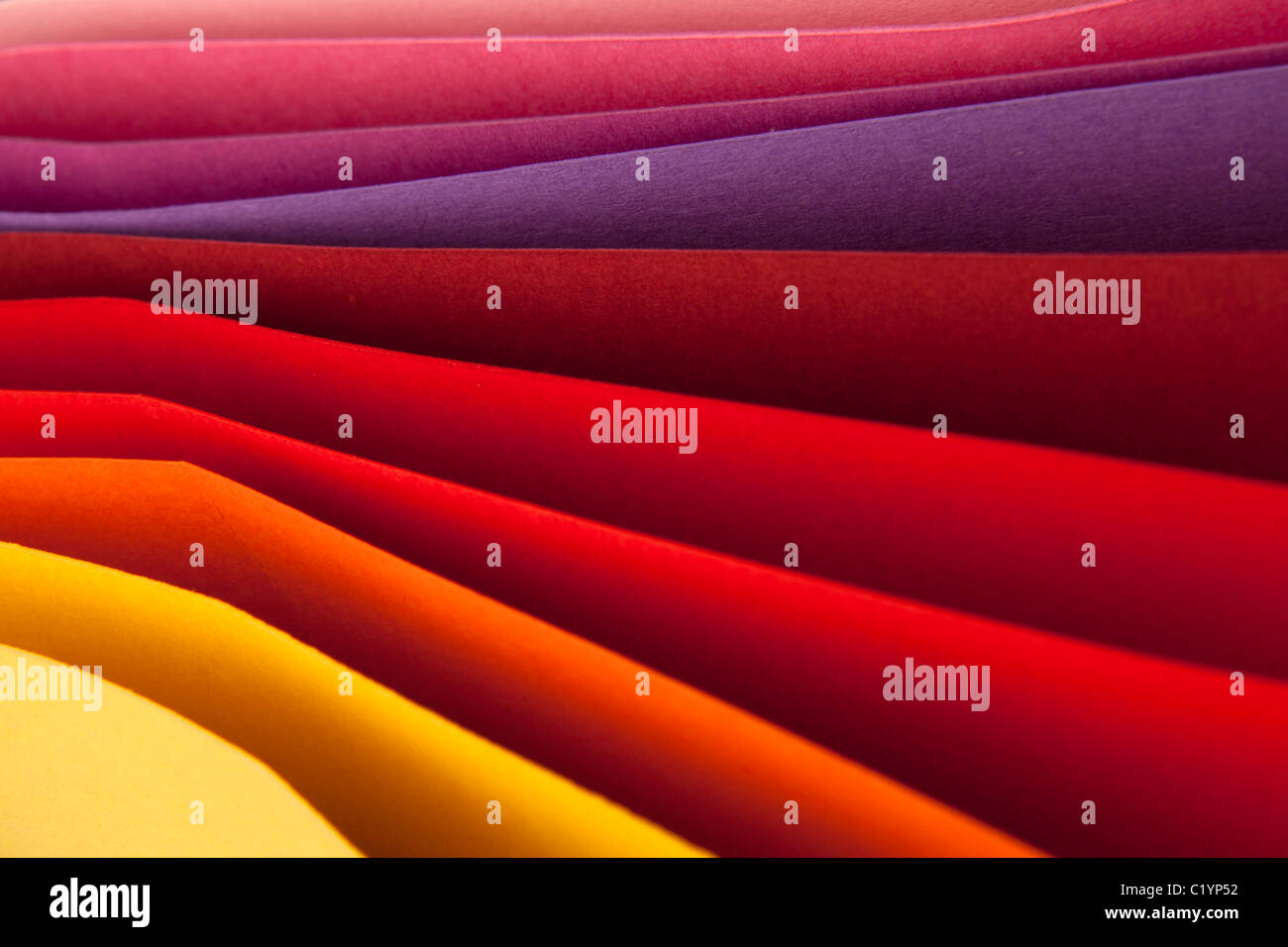 Colorful paper card stock Stock Photo - Alamy