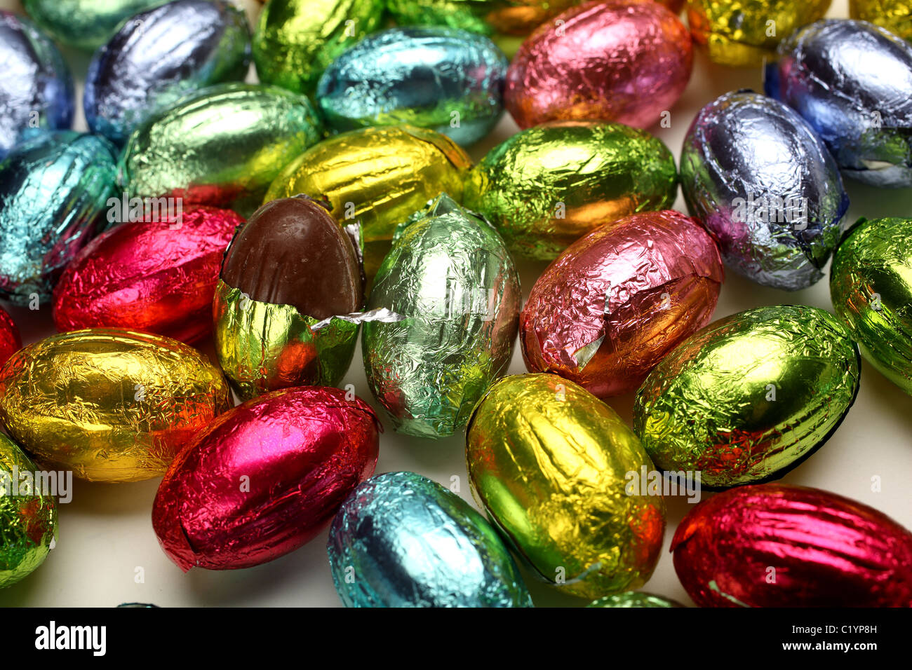 Foil Covered Easter Egg High Resolution Stock Photography and Images ...