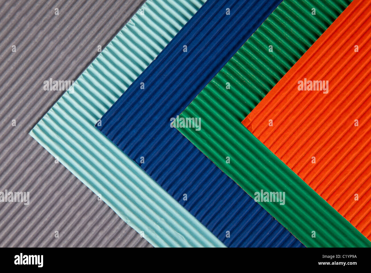 Background of colored corrugated cardboard Stock Photo - Alamy