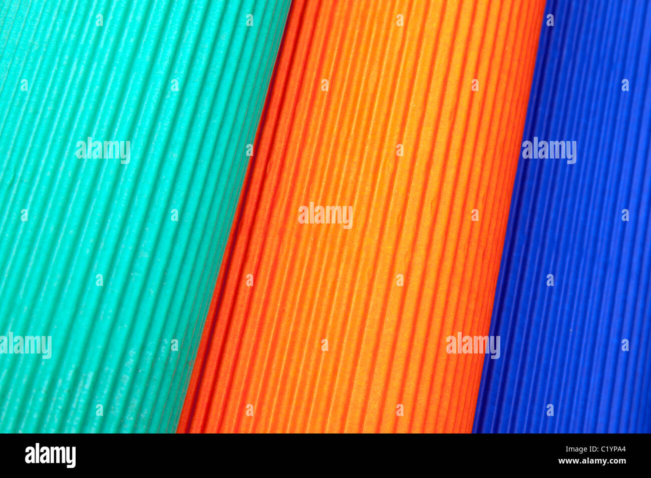 Background of colored corrugated cardboard Stock Photo - Alamy